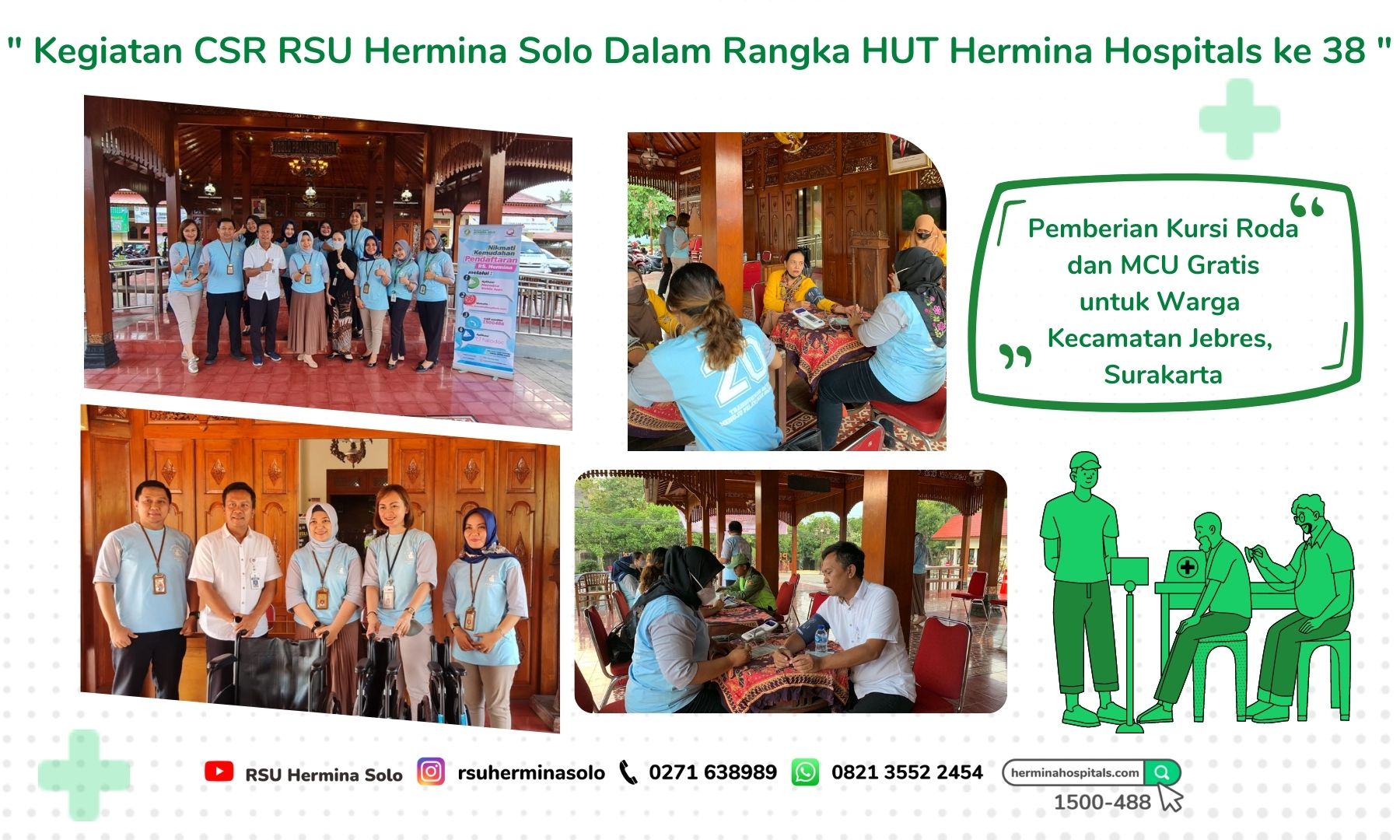 Hermina Solo Hospital CSR Activities In The Context Of The 38th Hermina Solo Hospital CSR Activities In The Context Of The 38th