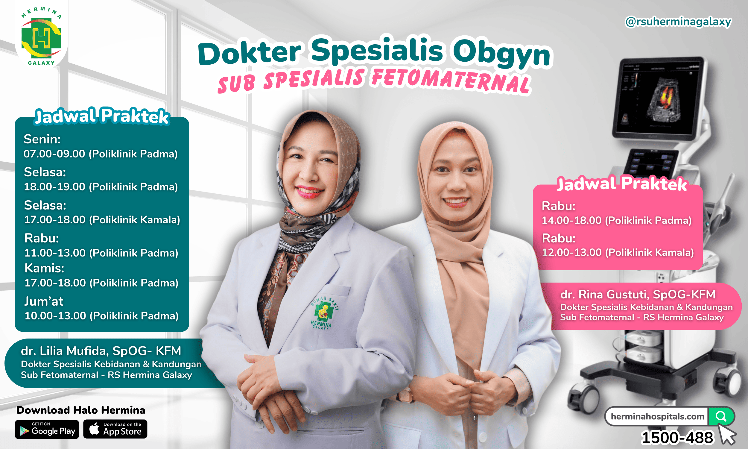 Pemeriksaan Fetomaternal RS Hermina Galaxy
